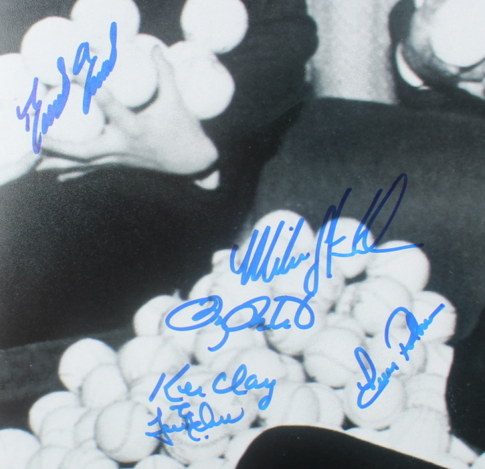 Yankees "Babe Ruth" 16x20 Photo Signed by (26) with Mickey Rivers, Todd ...