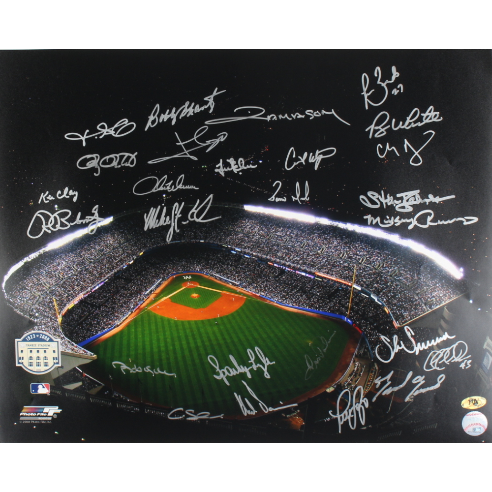 Yankees "Yankee Stadium" 16x20 Photo Signed by (26) with Jeff Nelson ...