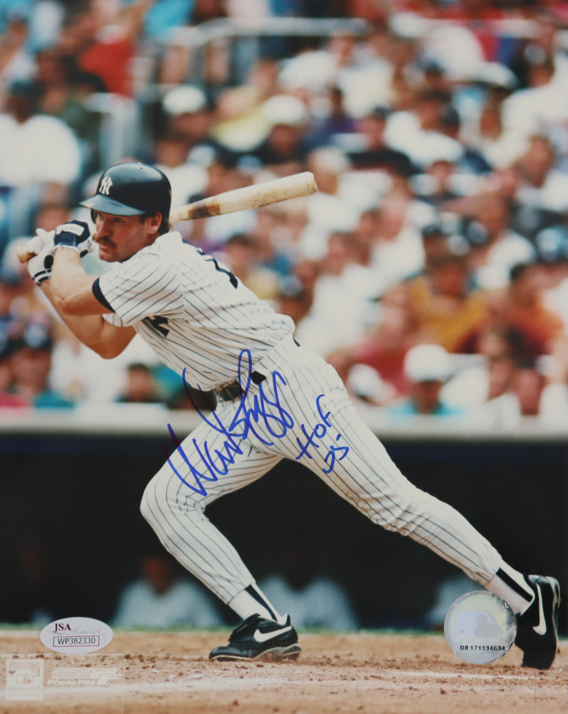 Wade Boggs Signed Yankees 8x10 Photo Inscribed "HOF 05" (JSA) | Pristine Auction