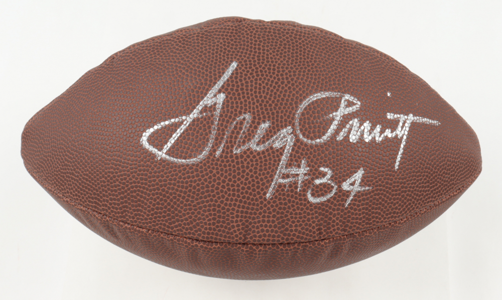 Greg Pruitt Signed NFL Football (Beckett) | Pristine Auction
