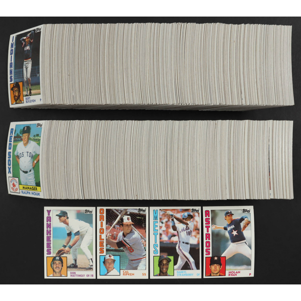 1984 Topps Baseball Complete Set of (792) Cards with Don Mattingly #8 ...
