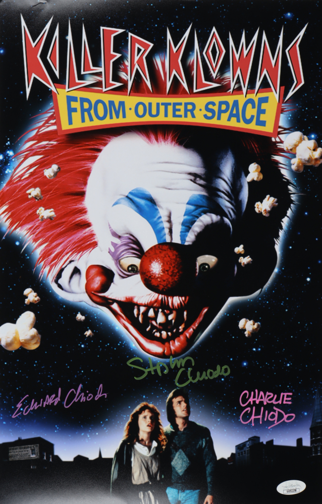 Stephen Chiodo, Charlie Chiodo, & Edward Chiodo Signed "Killer Klowns ...