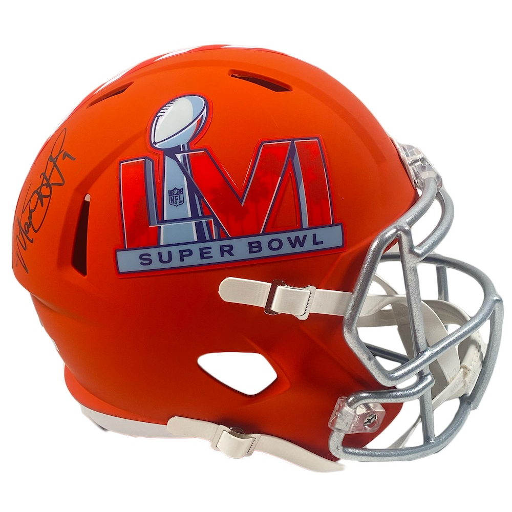 Matthew Stafford Signed Super Bowl LVI Logo Full-Size Speed Helmet ...