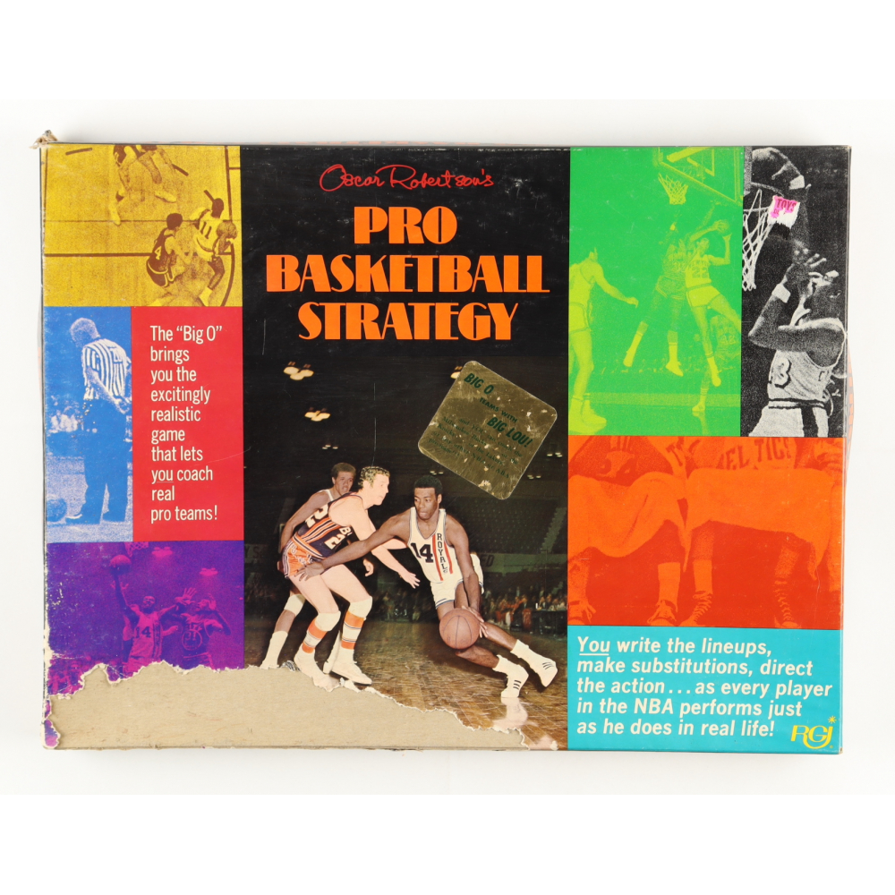 1969 Oscar Robertson's Pro Basketball Strategy Board Game with Original ...
