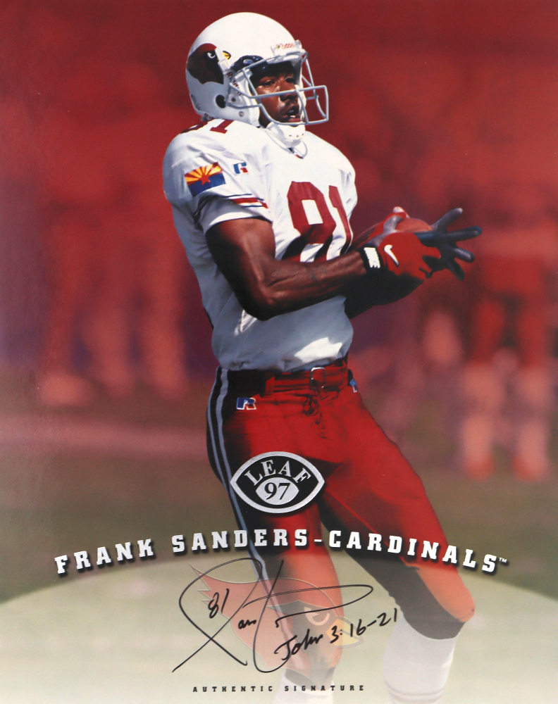 Frank Sanders 1997 Leaf Signature Autograph #92 | Pristine Auction