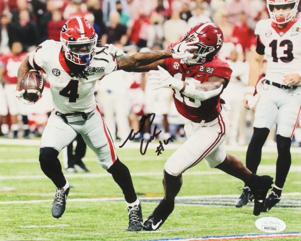 James Cook Signed Georgia Bulldogs 8x10 Photo (JSA) | Pristine Auction