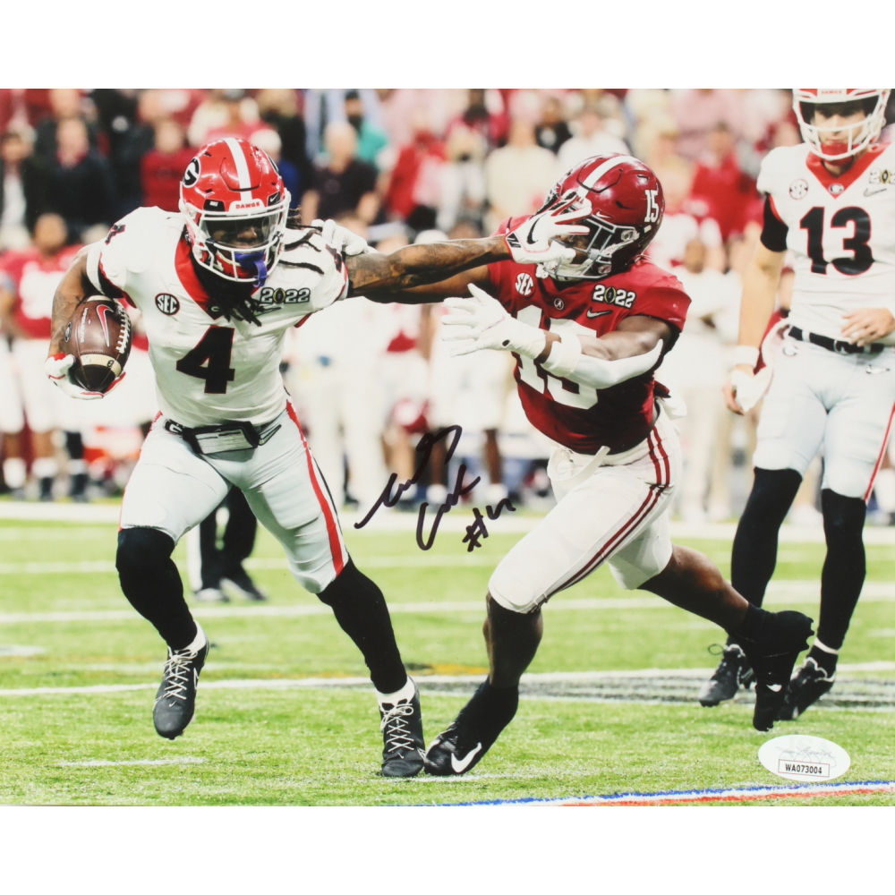 James Cook Signed Georgia Bulldogs 8x10 Photo (JSA) | Pristine Auction
