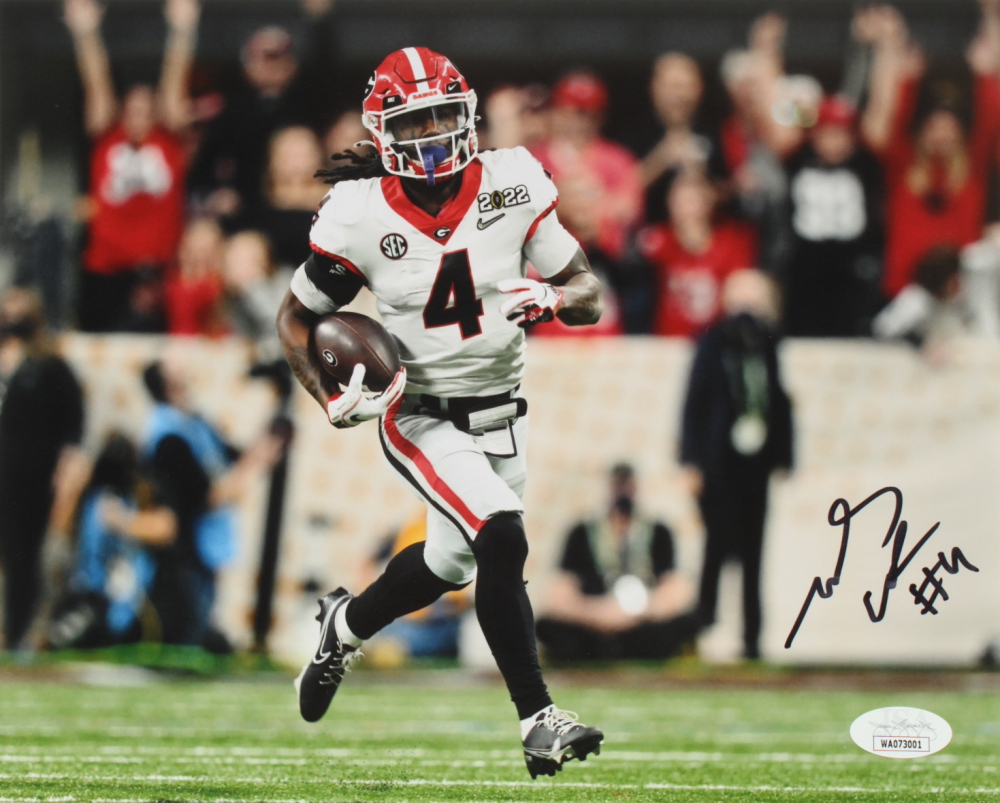 James Cook Signed Georgia Bulldogs 8x10 Photo (JSA) | Pristine Auction