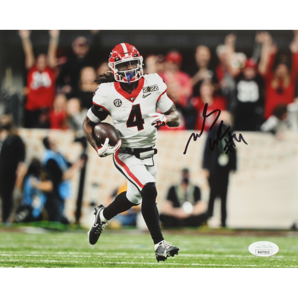 James Cook Signed Georgia Bulldogs 8x10 Photo (JSA) | Pristine Auction