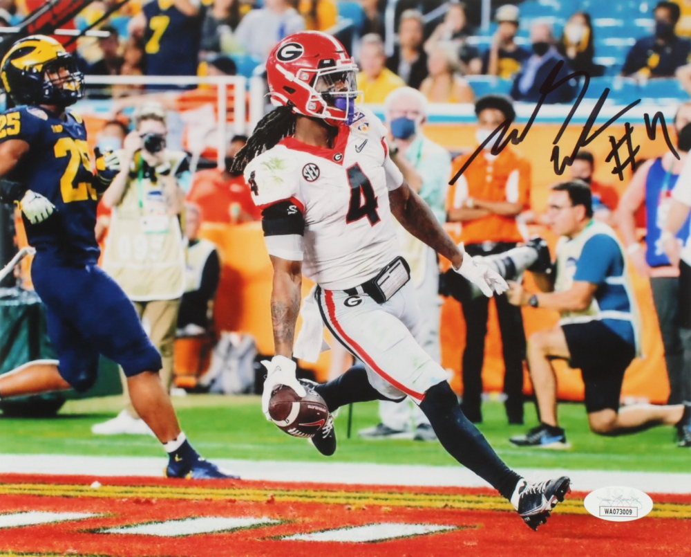 James Cook Signed Georgia Bulldogs 8x10 Photo (JSA) | Pristine Auction