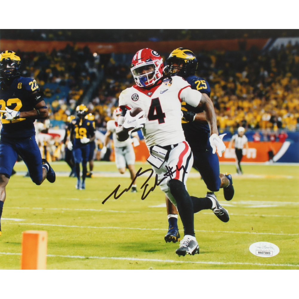 James Cook Signed Georgia Bulldogs 8x10 Photo (JSA) | Pristine Auction