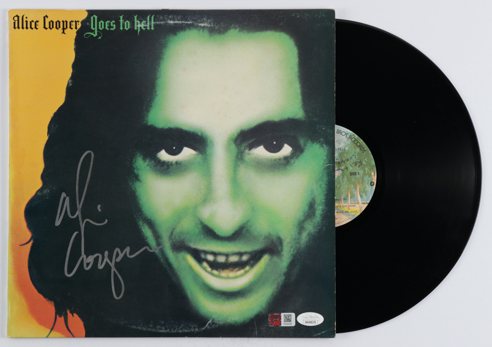 Alice Cooper Signed "Alice Cooper Goes To Hell" Vinyl Record Album (PA & JSA) | Pristine Auction