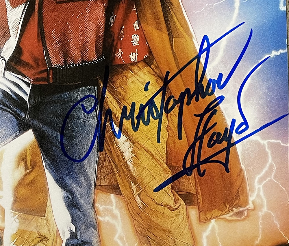 Christopher Lloyd Signed "Back to the Future Part II" 11x17 Movie ...