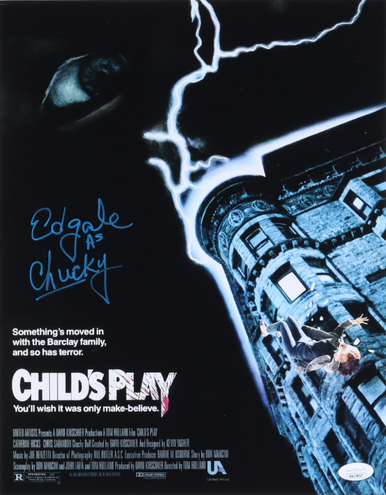 Ed Gale Signed "Child's Play" 11x14 Photo Inscribed "As Change Chucky ...