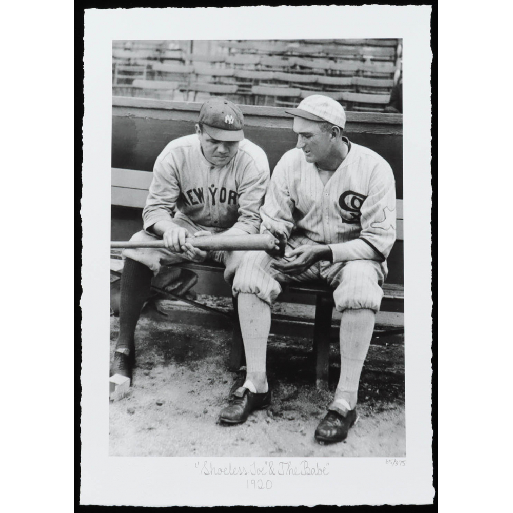Historical Photo Archive - Babe Ruth & Joe Jackson "Shoeless Joe & The ...