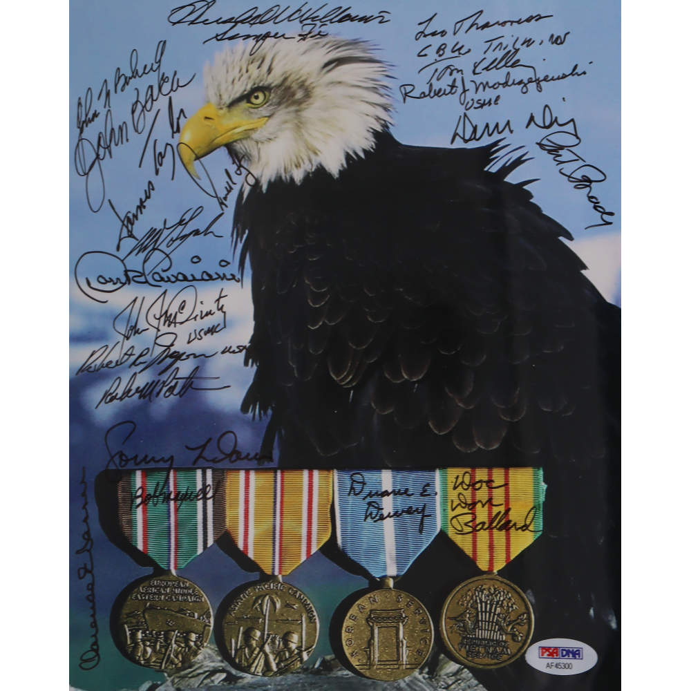 Medal Of Honor Recipients 8x10 Photo Signed By (20) With Hershel ...