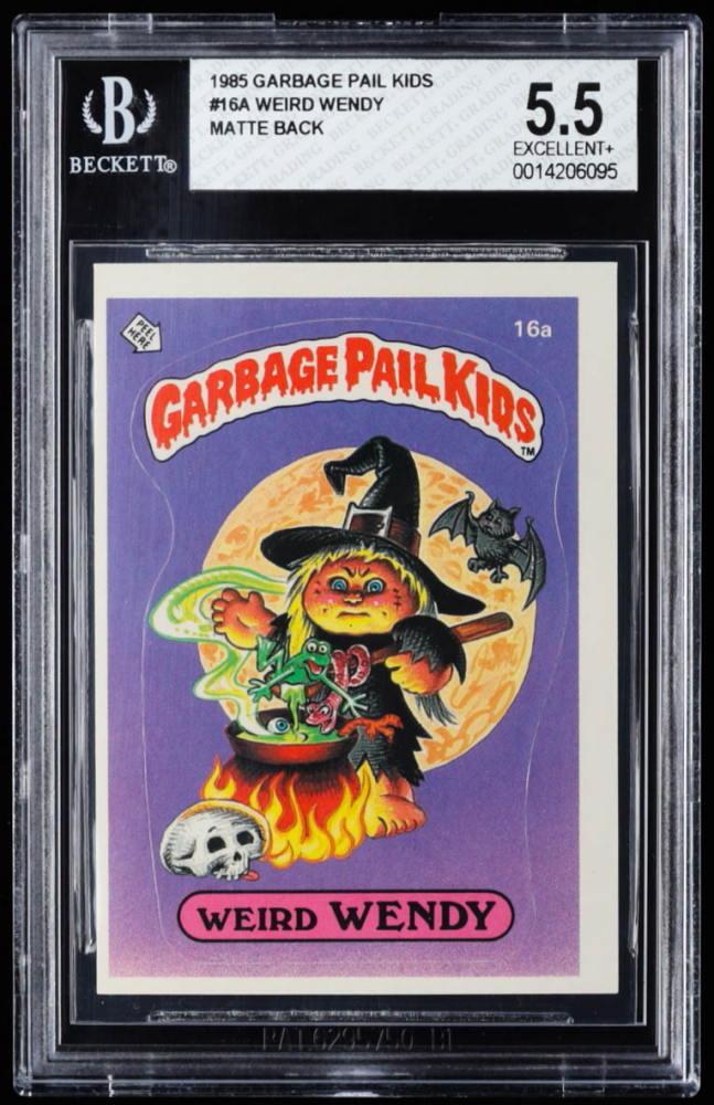 Weird Wendy 1985 Garbage Pail Kids Matte Back #16a (BGS 5.5) | Pristine ...