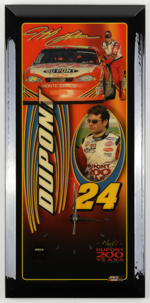 Jeff Gordon LE NASCAR Dupont 200 Years 11x23 Clock | Pristine Auction