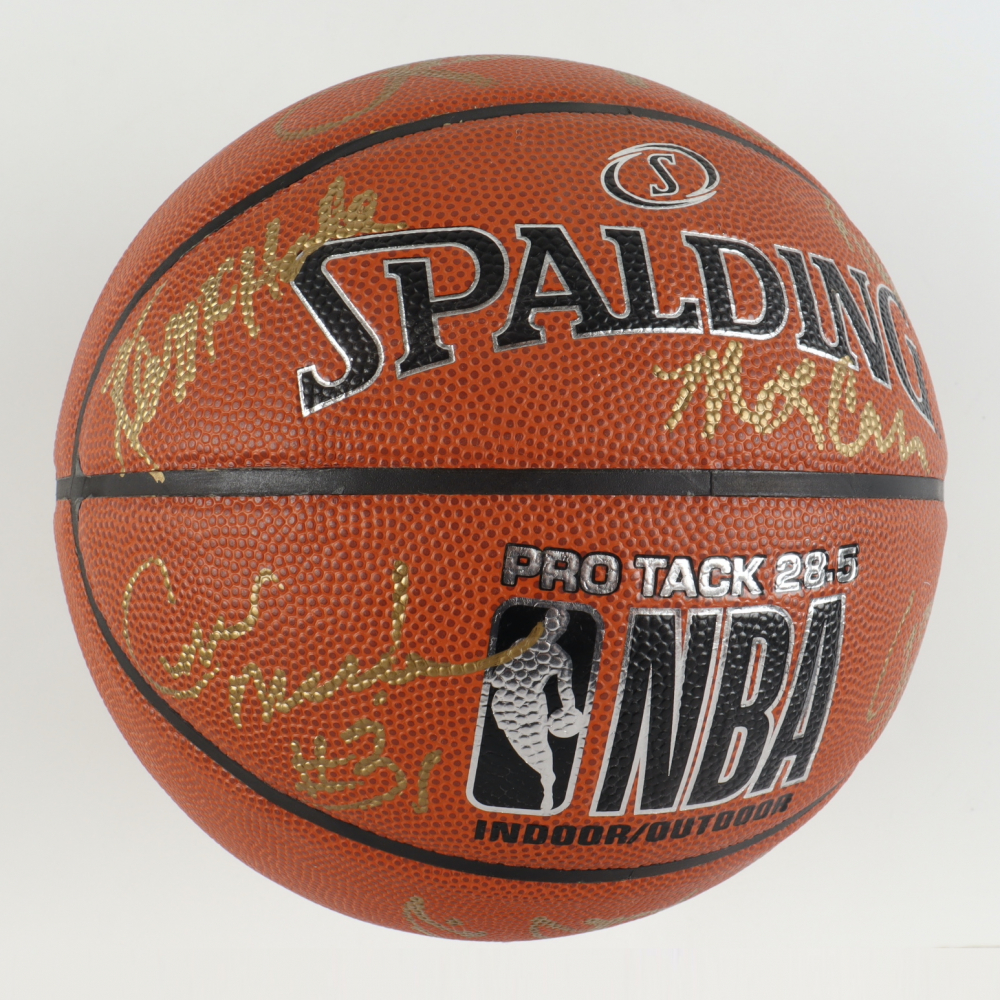 1981 Celtics Championship Basketball Team-Signed by (7) With Larry Bird ...