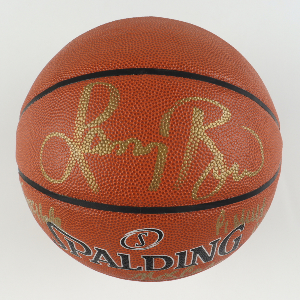 1981 Celtics Championship Basketball Team-Signed by (7) With Larry Bird ...