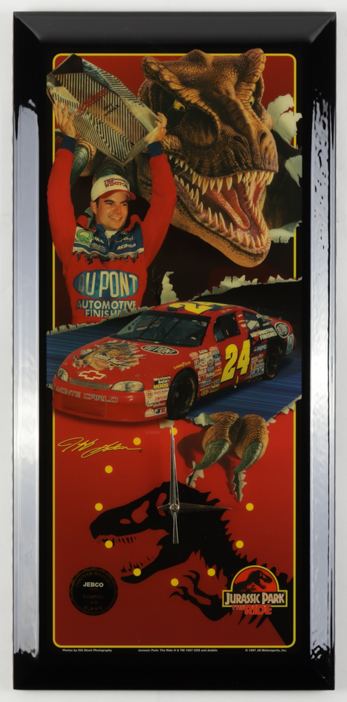 Jeff Gordon LE NASCAR DuPont 11x23 Clock | Pristine Auction