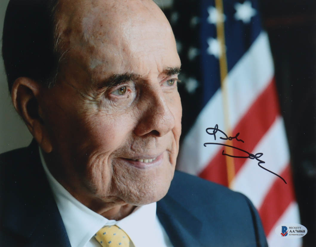 Bob Dole Signed 8x10 Photo (Beckett) | Pristine Auction