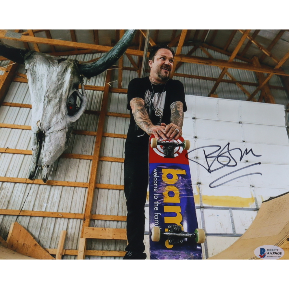 Bam Margera Signed 8x10 Photo (Beckett) | Pristine Auction
