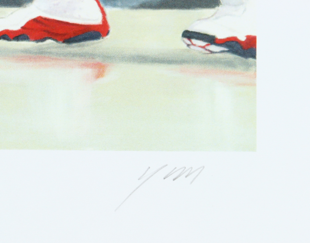 Kobe Bryant / Michael Jordon - Lakers vs. Bulls - John Yim 11x14 Signed ...