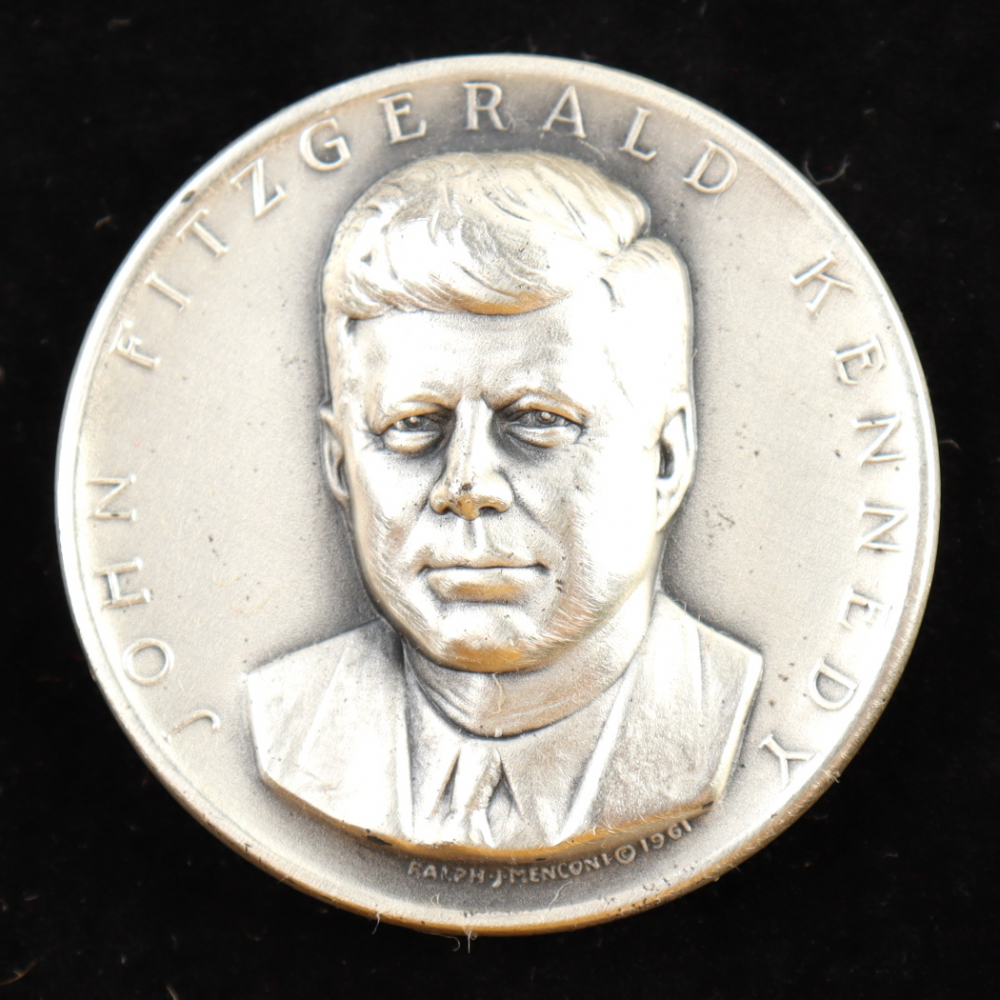 1968 John F. Kennedy Commemorative Inauguration Medallion | Pristine ...