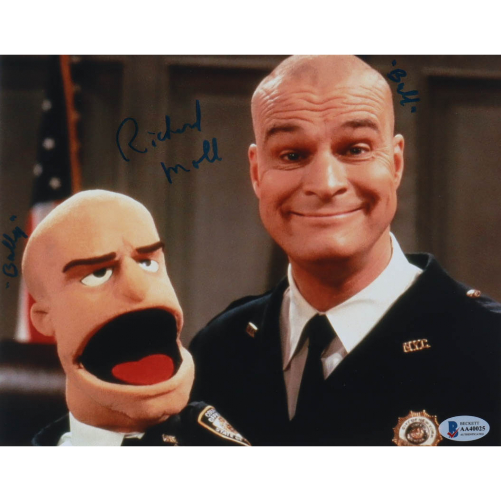 Richard Moll Signed "Night Court" 8x10 Photo Inscribed "Bully" & "Bull ...