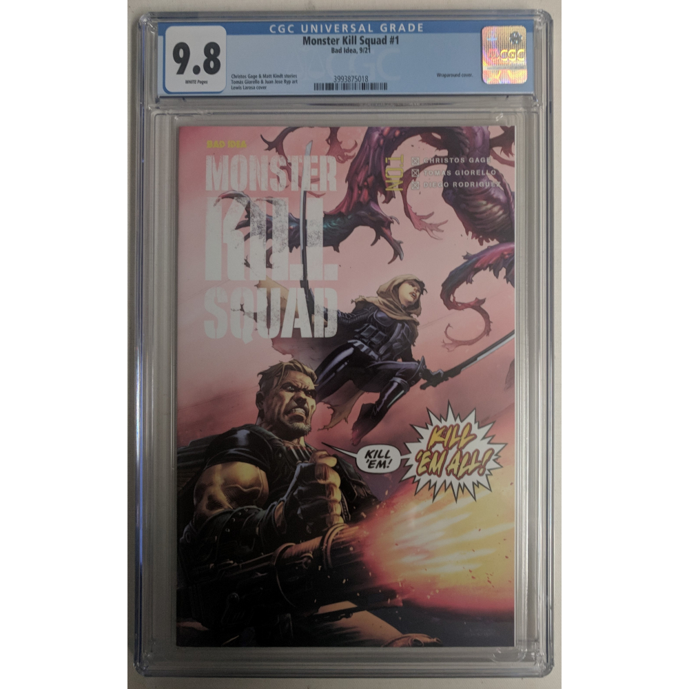 2021 "Monster Kill Squad" Issue #1 Bad Idea Comic Book (CGC 9.8 ...