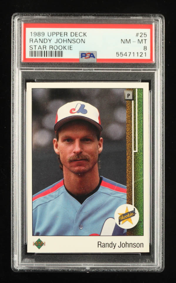 Randy Johnson 1989 Upper Deck #25 RC (PSA 8) | Pristine Auction