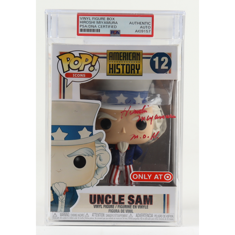 Hiroshi Miyamura Signed American History #12 Uncle Sam Funko Pop! Vinyl ...