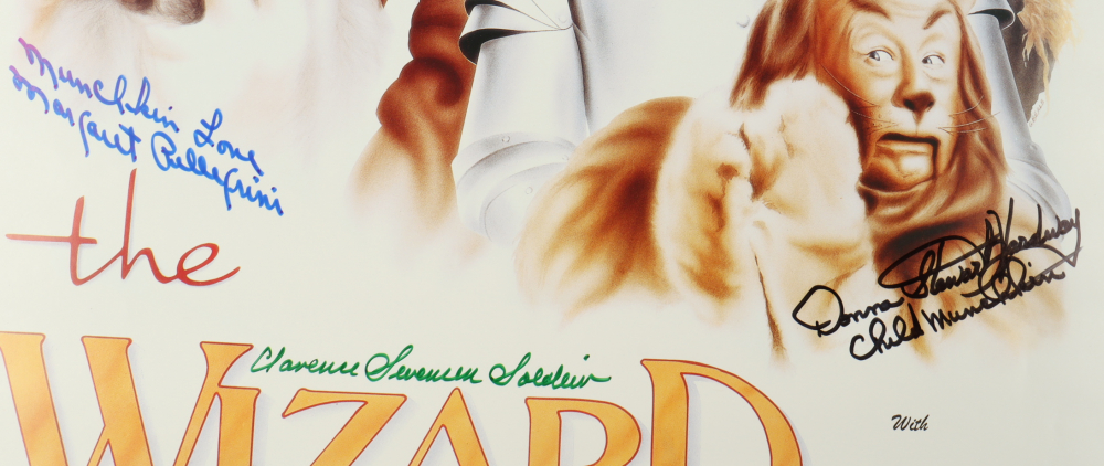 "The Wizard of Oz" 20x30 Custom Matted Print Display Cast-Signed by (8 ...
