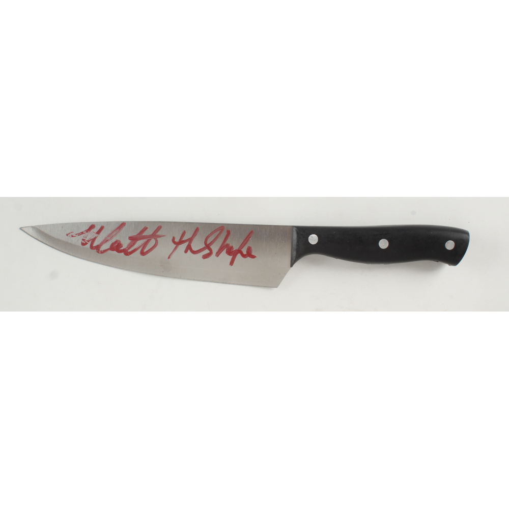 Nick Castle Signed Stainless Steel Knife Inscribed "The Shape" (JSA ...