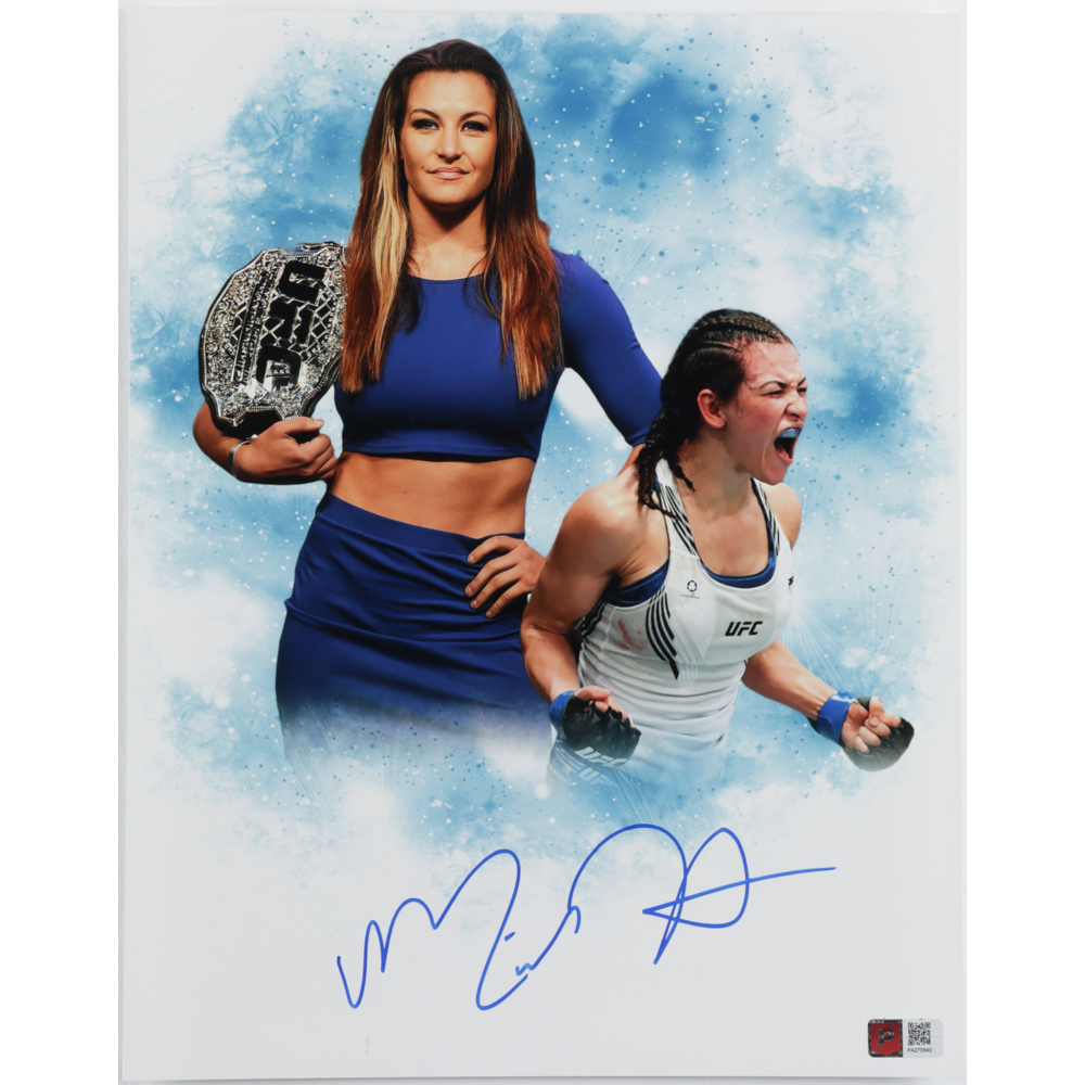 Miesha Tate Signed UFC 11x14 Photo (PA) (Imperfect) | Pristine Auction
