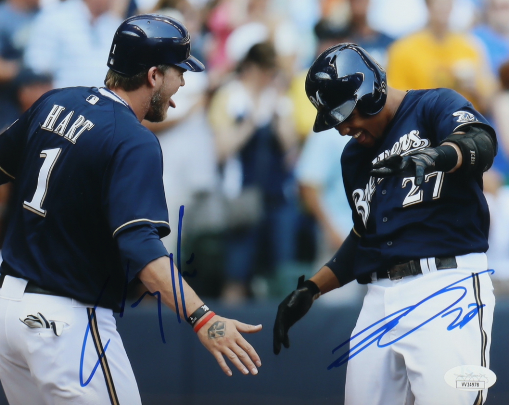 Corey Hart Signed Brewers 8x10 Photo (JSA) | Pristine Auction