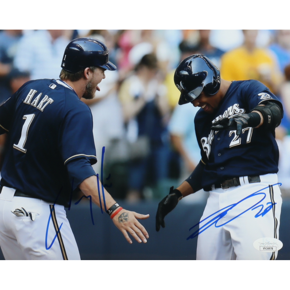 Corey Hart Signed Brewers 8x10 Photo (JSA) | Pristine Auction
