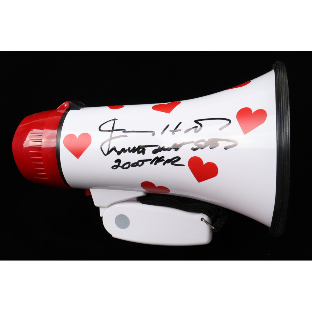 Jimmy Hart Signed Megaphone Inscribed "Mouth of the South" & "2005 HOF ...