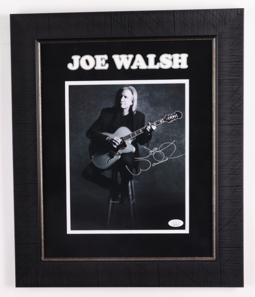Joe Walsh Signed 15x18 Custom Framed Photo Display (JSA) | Pristine Auction
