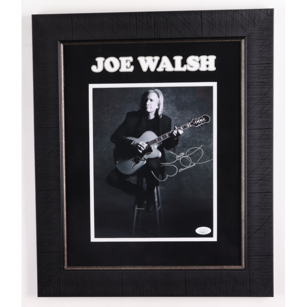 Joe Walsh Signed 15x18 Custom Framed Photo Display (JSA) | Pristine Auction