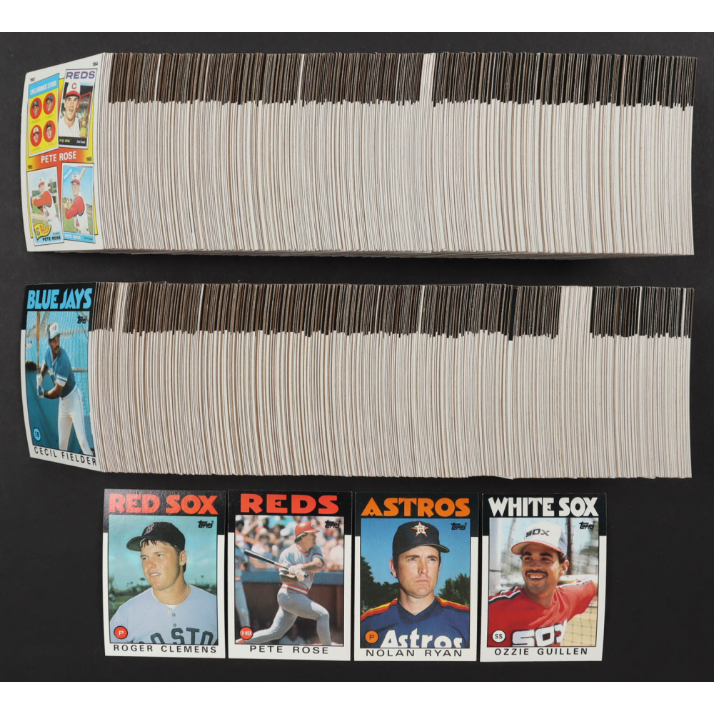 1986 Topps Baseball Complete Set of (792) Cards with Roger Clemens #661 ...