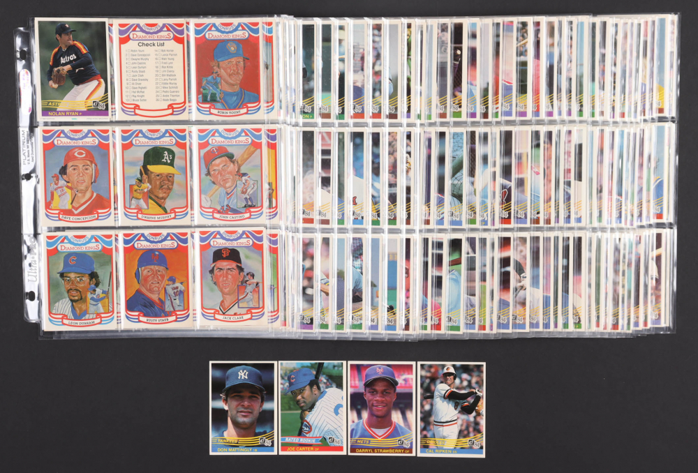 1984 Donruss Baseball Complete Set of (660) Cards with Don Mattingly ...