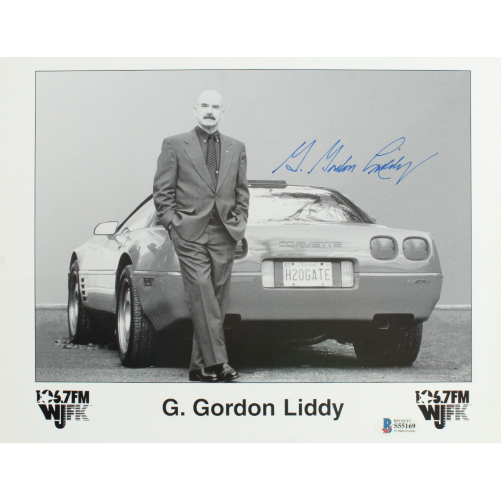 G. Gordon Liddy Signed 8x10 Photo (Beckett) | Pristine Auction