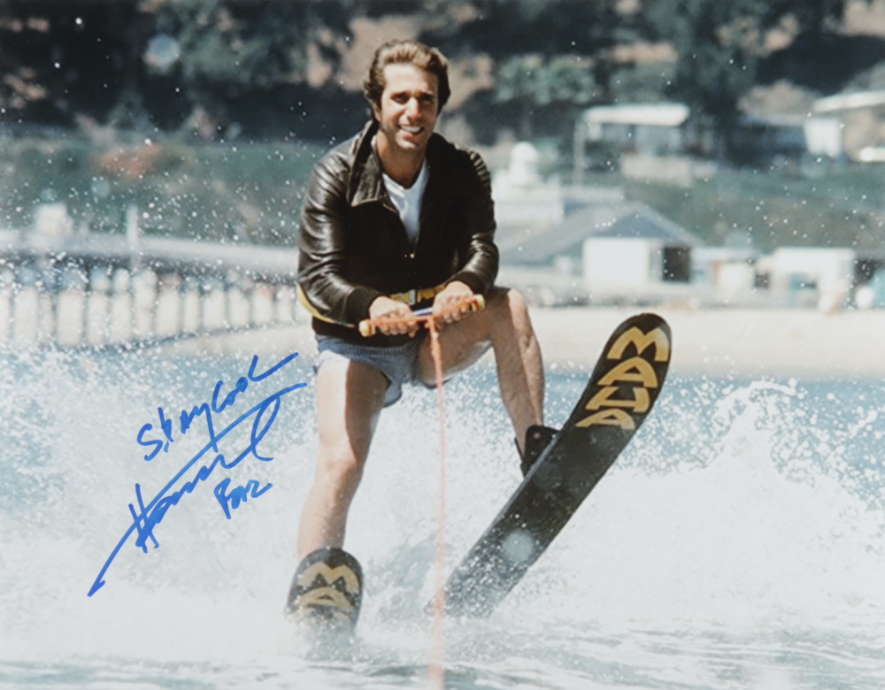Henry Winkler Signed "Happy Days" 11x14 Photo Inscribed "Stay Cool" & "Fonz" (AutographCOA ...