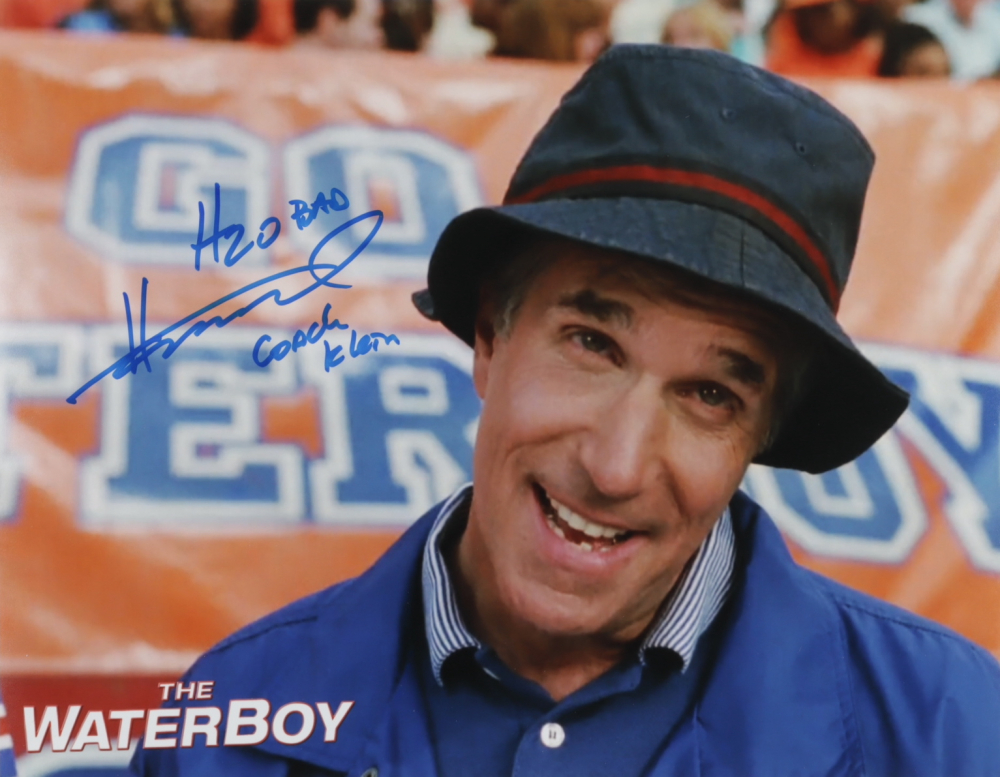 Henry Winkler Signed "The Waterboy" 11x14 Photo Inscribed "Coach Klein ...