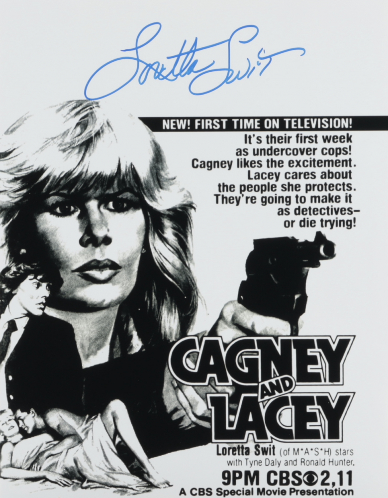 Loretta Swit Signed "Cagney & Lacey" 11x14 Photo (AutographCOA ...
