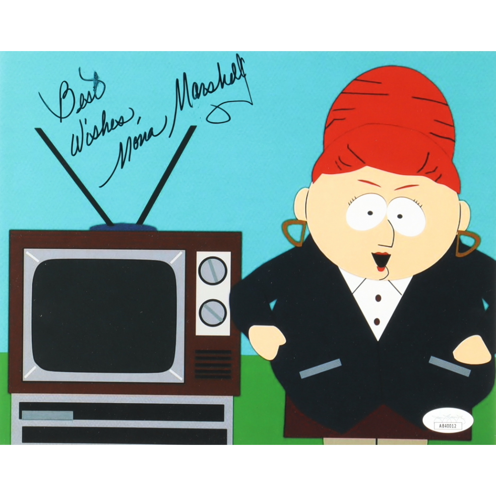 Mona Marshall Signed "South Park" 8x10 Photo Inscribed "Best Wishes ...