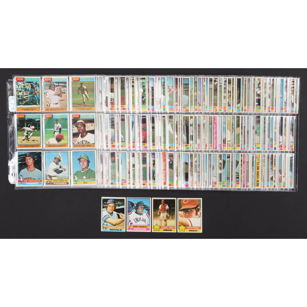 1976 Topps Baseball Complete Set Of (660) Cards With George Brett #19