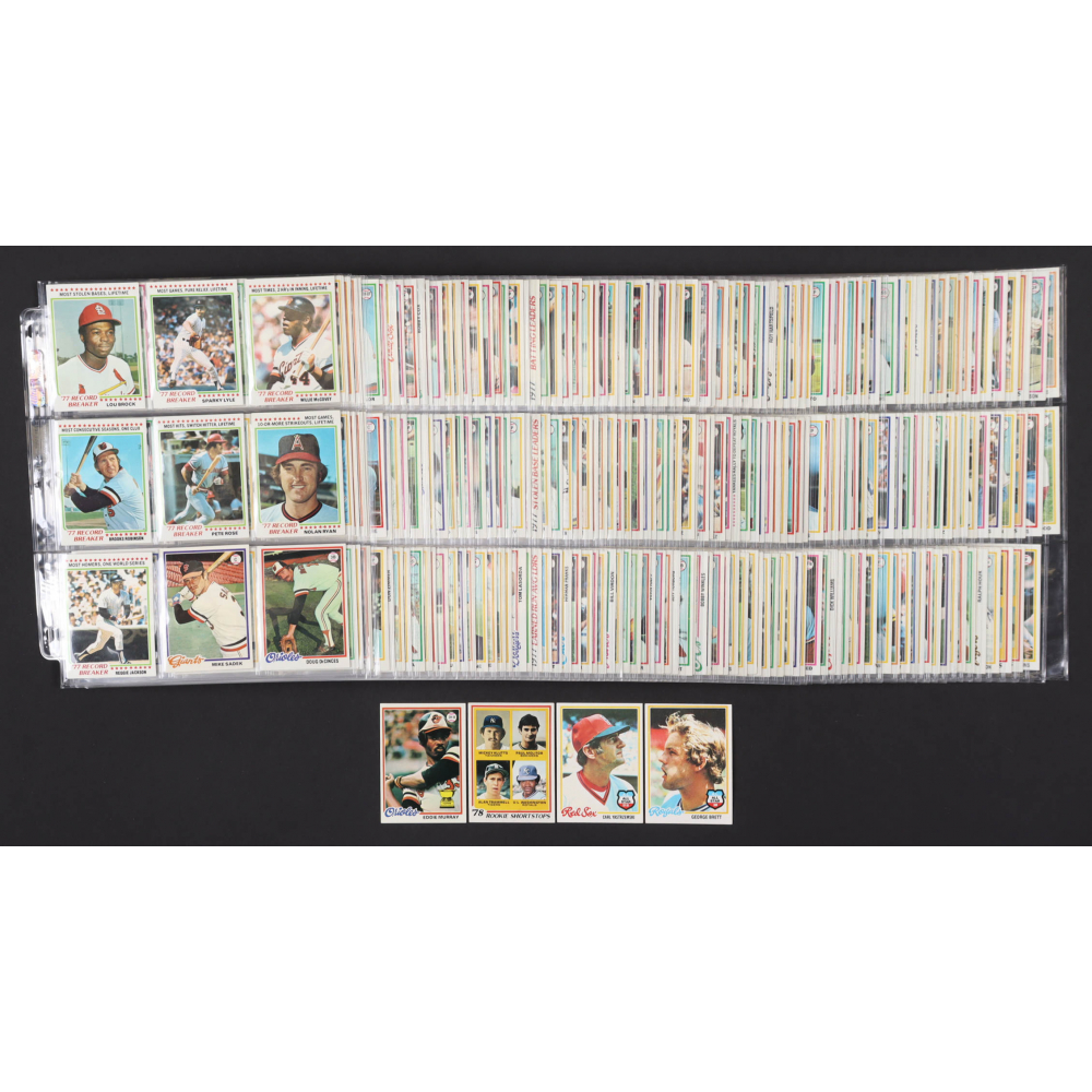 1978 Topps Baseball Complete Set of (726) Cards with Eddie Murray #36 ...